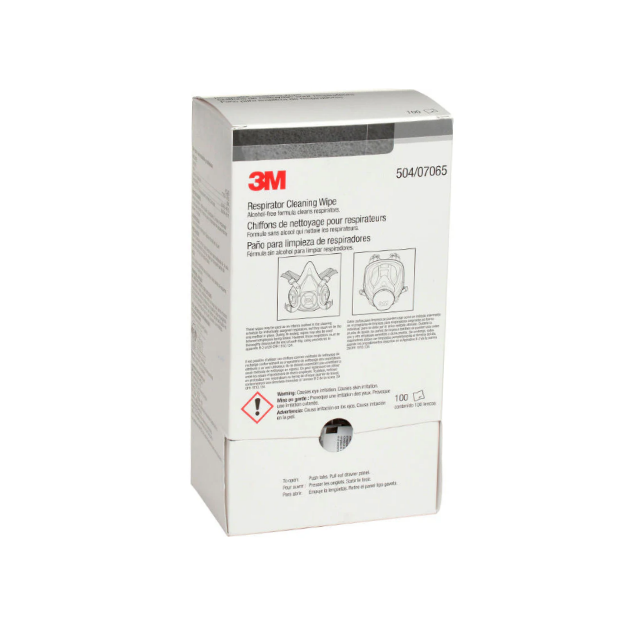 3M 504 Respirator Cleaning Wipes 100 pack – Spray Blast Inspect