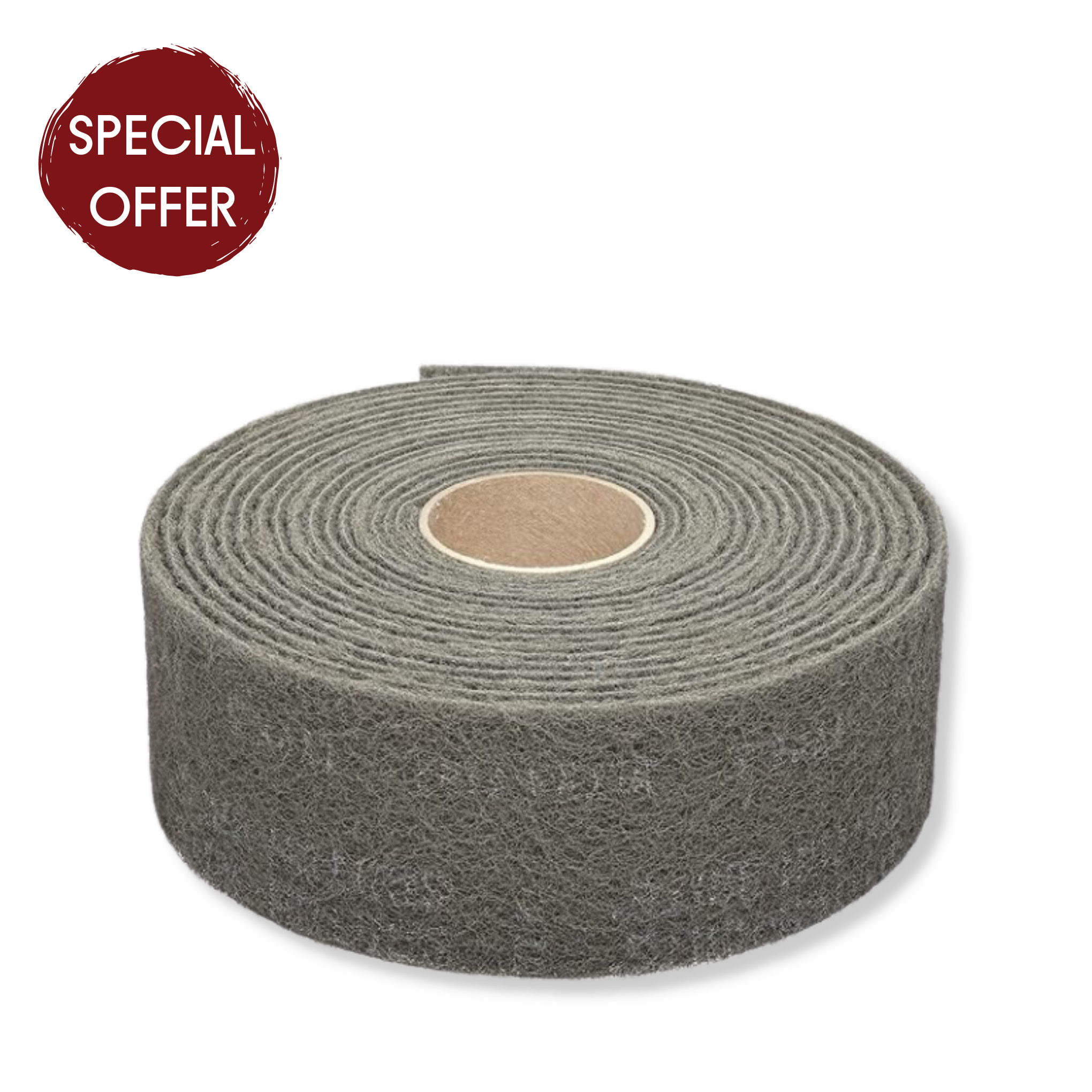 3M Scotch-Brite Clean and Finish Roll, Grey Ultra Fine, 115mm x 9.14M ...