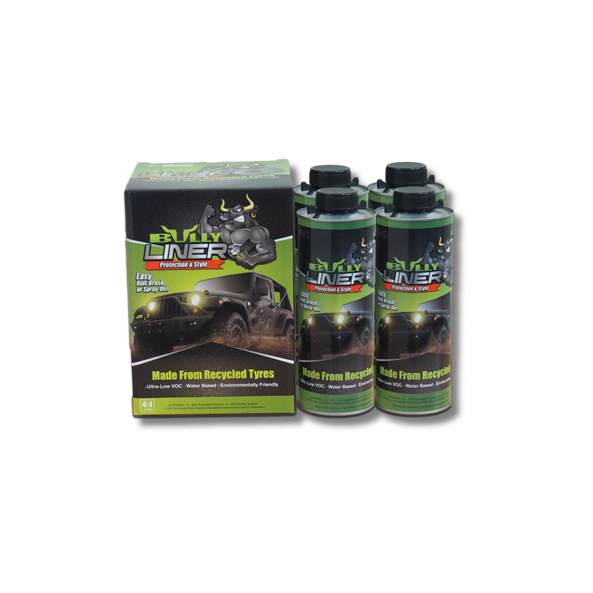 Nutech Bullyliner Protection & Style 4L Kit – Spray Blast Inspect