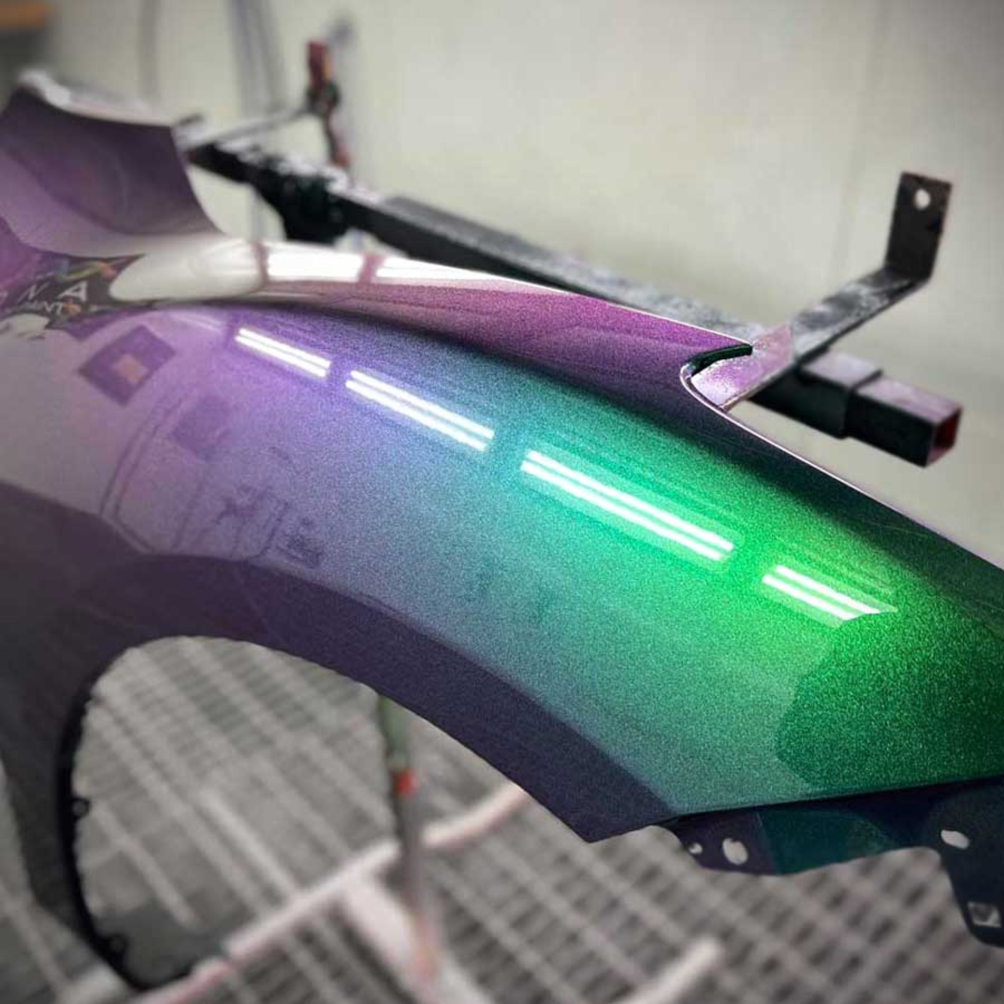 DNA Colour-Shift Pearl Pink Guava (Green/Purple/Pink) – Spray Blast Inspect