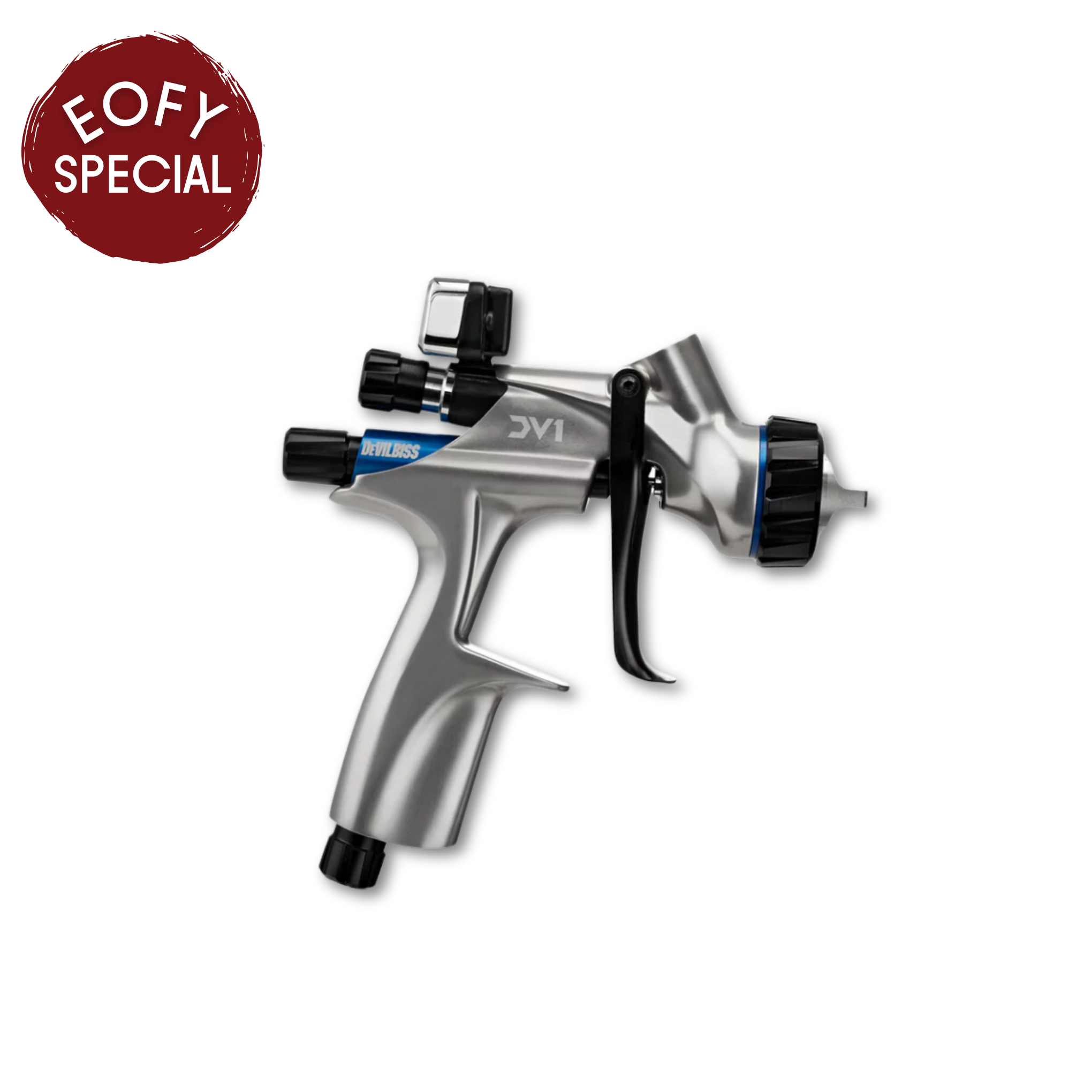 Devilbiss DV1 Digital Base Spray Gun with 600ml Pot – Spray Blast Inspect