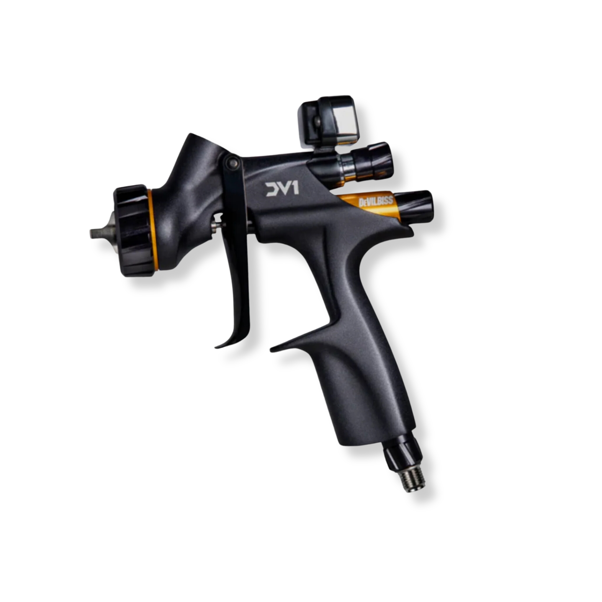 Devilbiss DV1 Digital Clear Spray Gun with 600ml Pot – Spray Blast Inspect