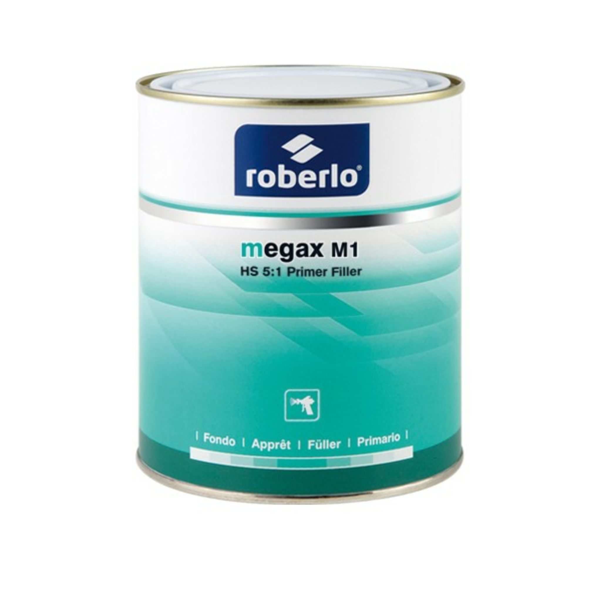 Roberlo Megax M1 Primer Filler Light Grey 5:1, 4L – Spray Blast Inspect