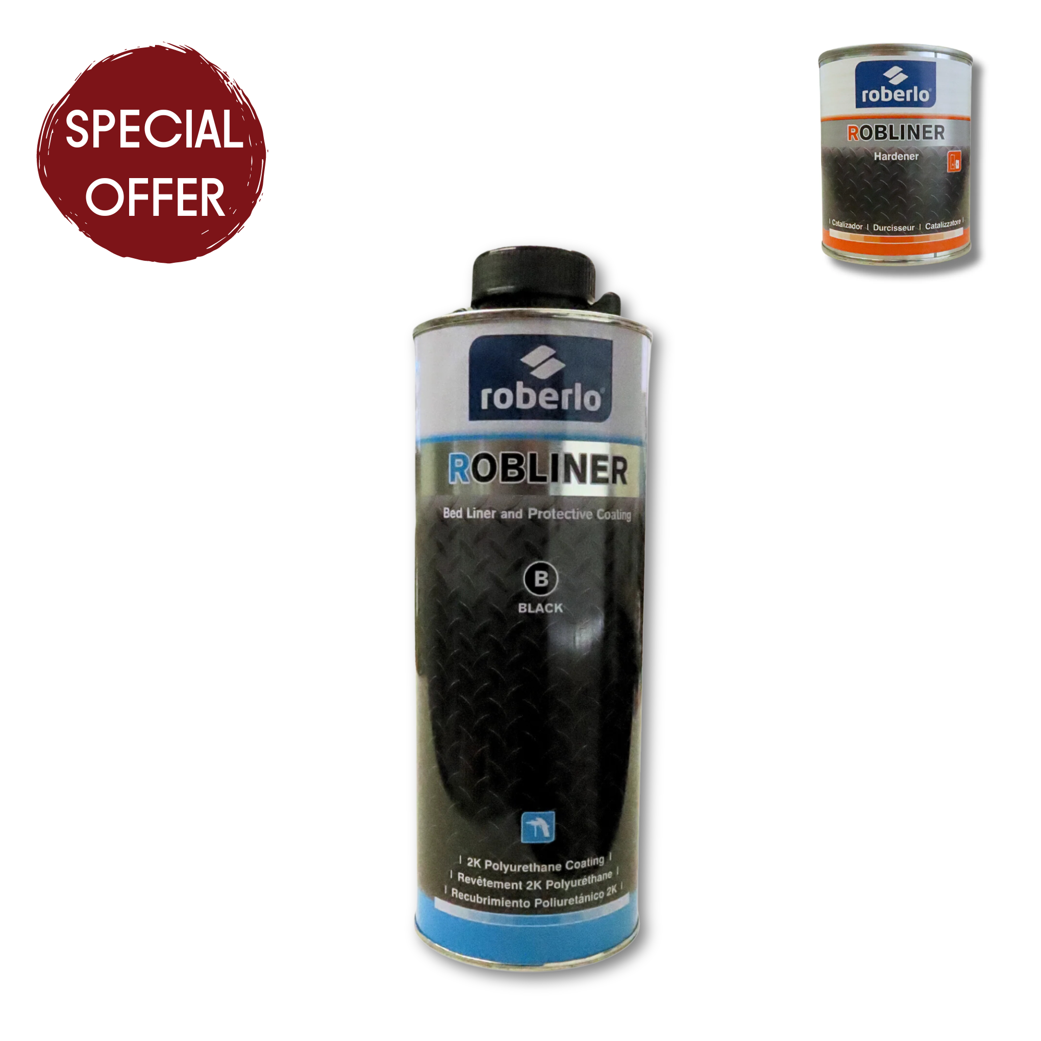 Roberlo Robliner Part A 600mL Black – Spray Blast Inspect