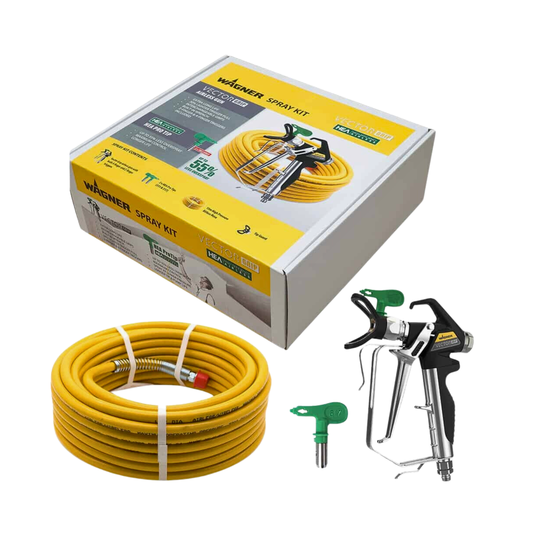 Wagner HEA Airless Spray Kit – Spray Blast Inspect