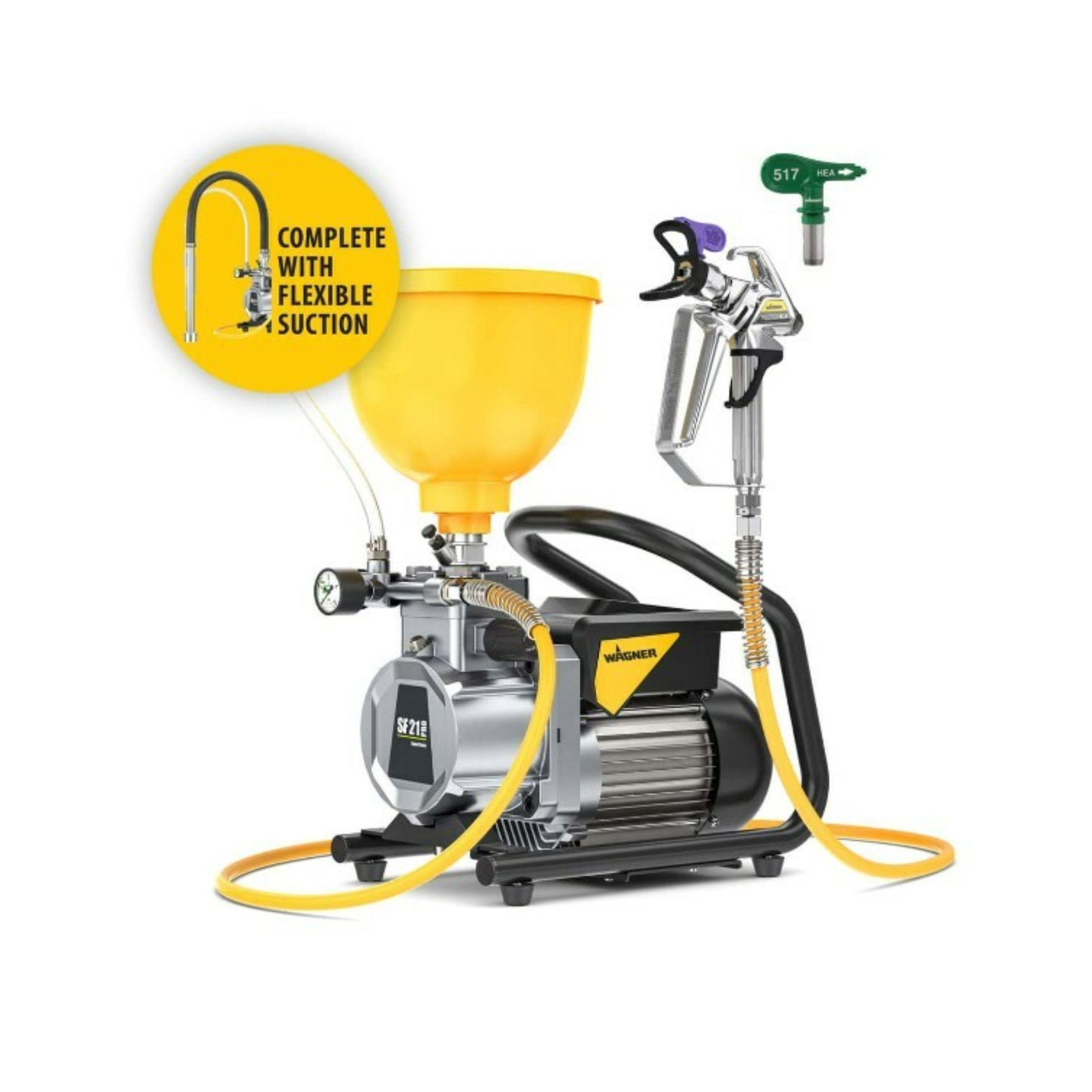 Wagner SF21 2-in-1 Pro Suction / Hopper – Spray Blast Inspect