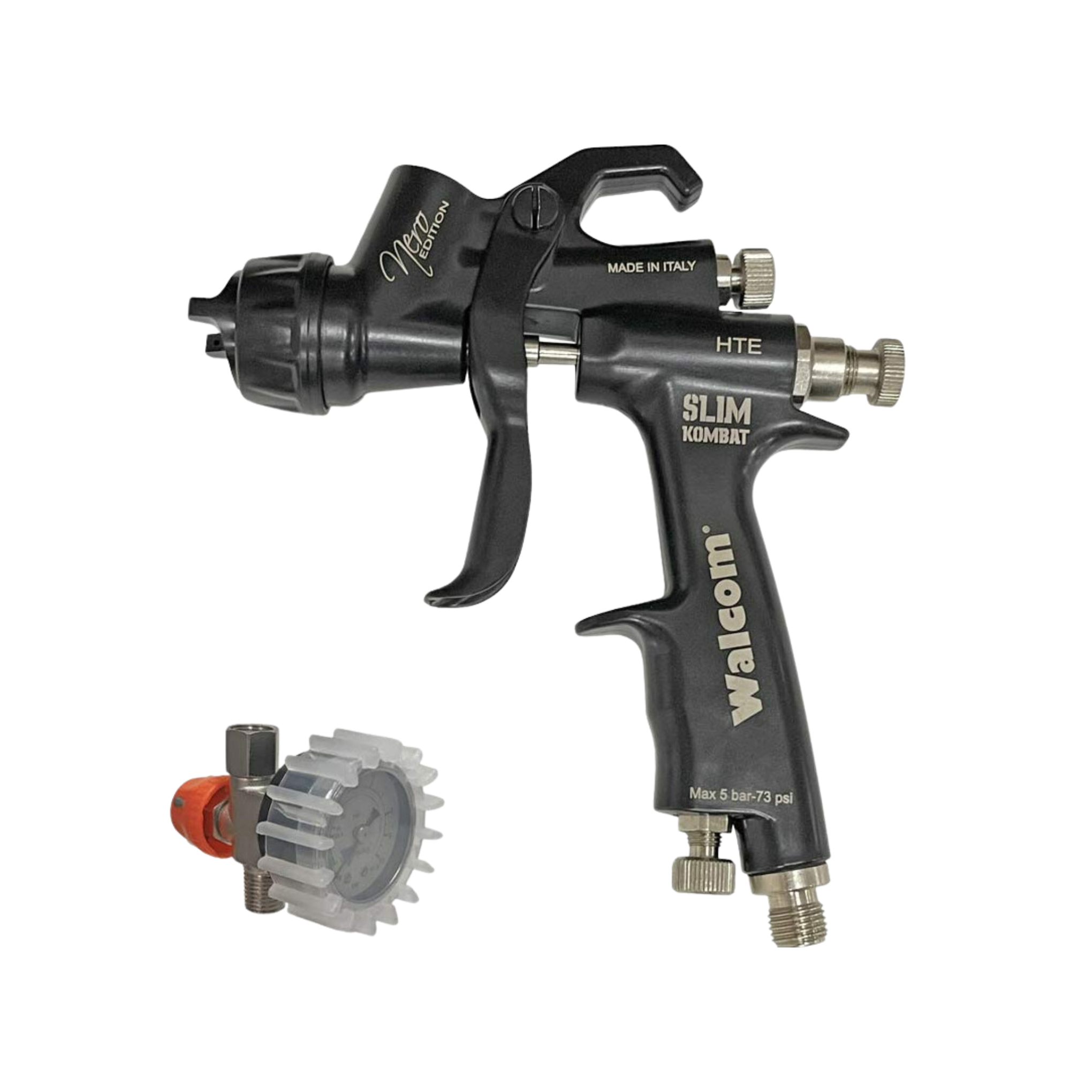 Walcom Slim Kombat Nero Edition Gravity Feed Spray Gun – Spray Blast ...