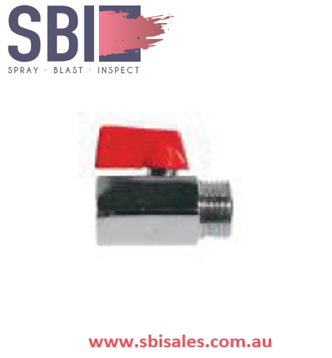 Brass Mini Ball Valves – Spray Blast Inspect