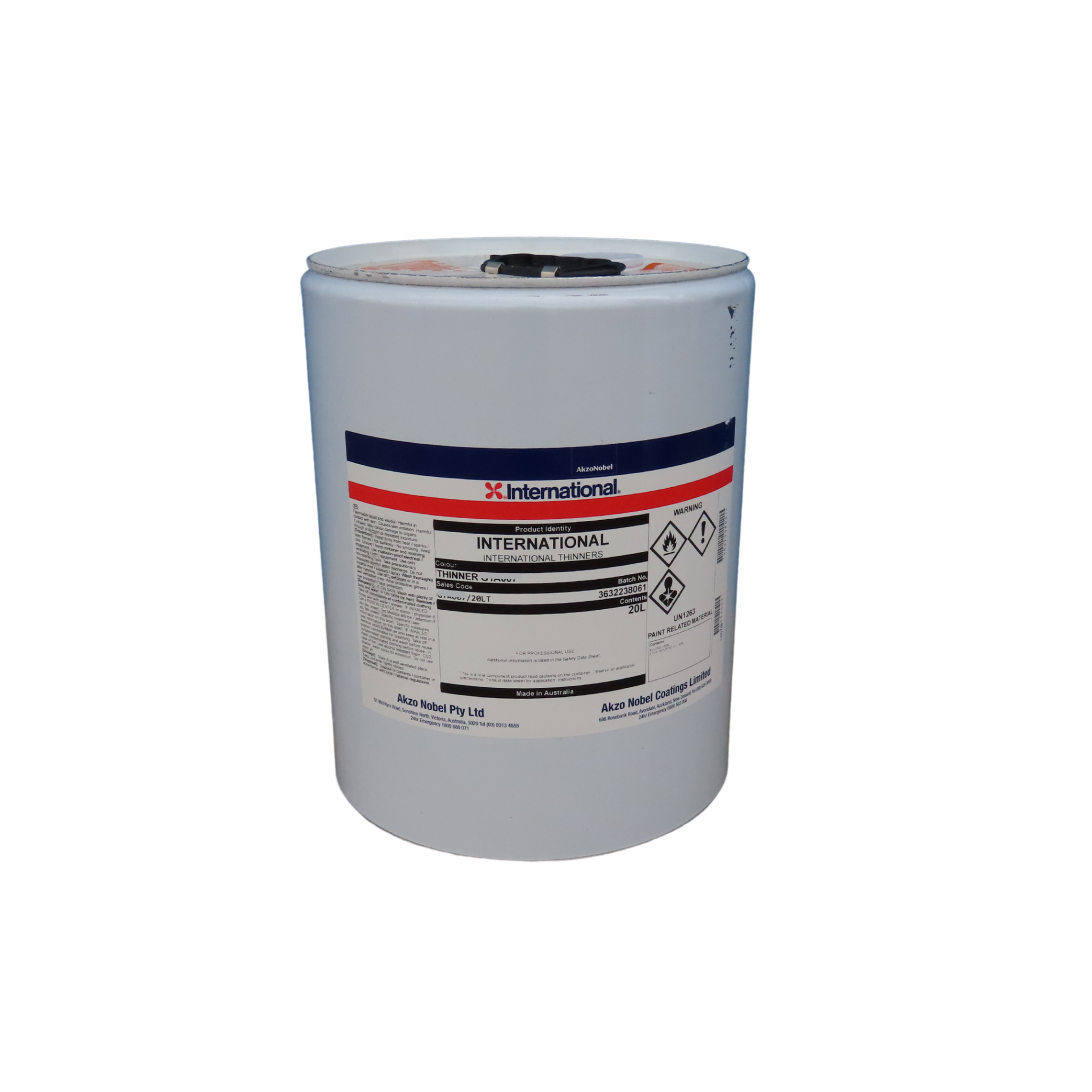 International Thinner GTA 004 20LT – Spray Blast Inspect