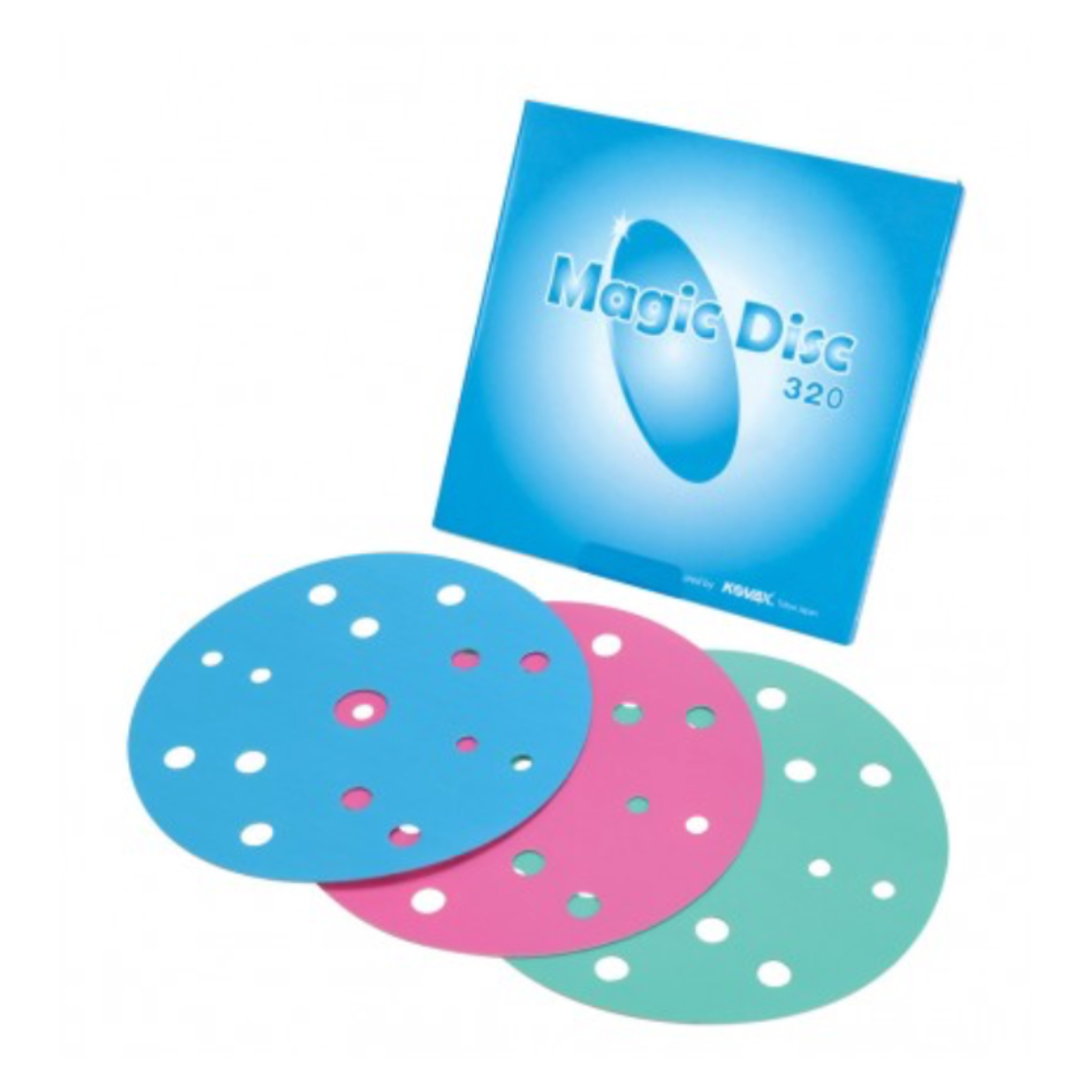 Kovax Magic Disc Super Tack 15 Hole 150mm (Box of 10) – Spray Blast Inspect