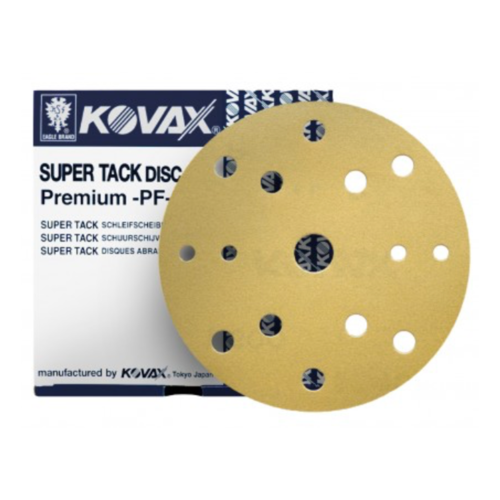 Kovax Premium Super Tack Disc 15 Hole 150mm (Box of 50) – Spray Blast ...