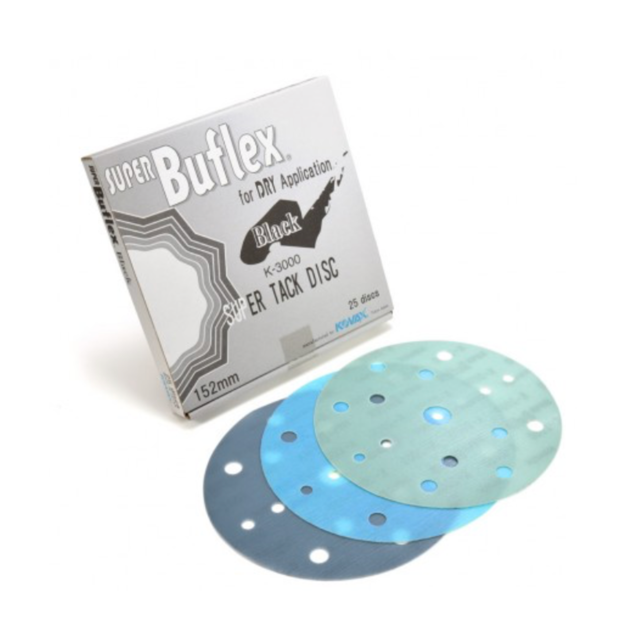Kovax Super Buflex Disc 15 Hole 150mm (Box of 25) – Spray Blast Inspect